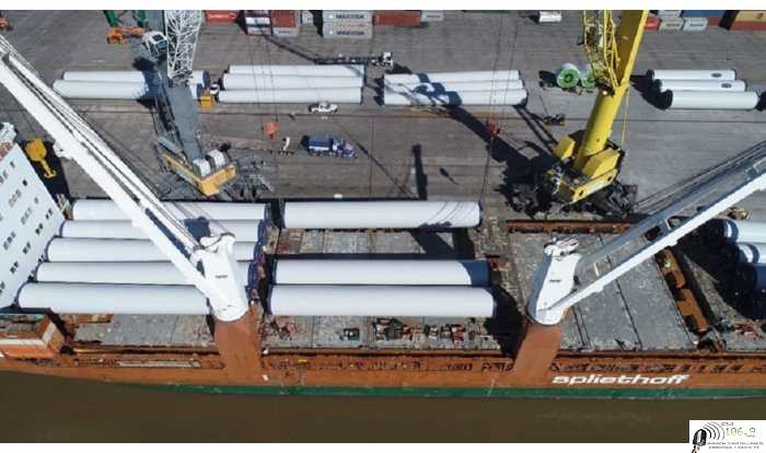 Actualidad/Haizea Sica S.A realiza el 1° embarque de torres eólicas con ...